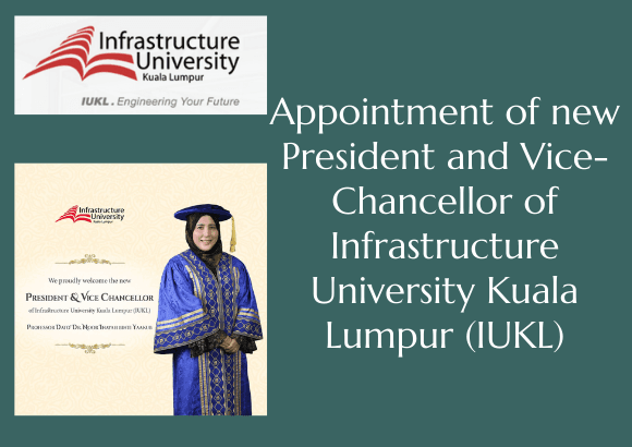 Appointment of new President and Vice-Chancellor of Infrastructure ...